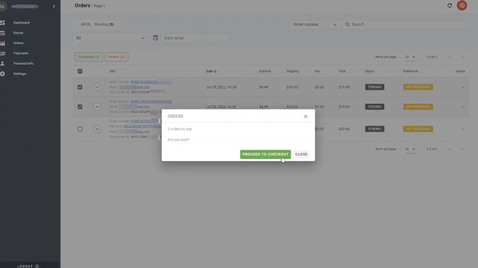 Order Processing: How To Deal With My First Order?